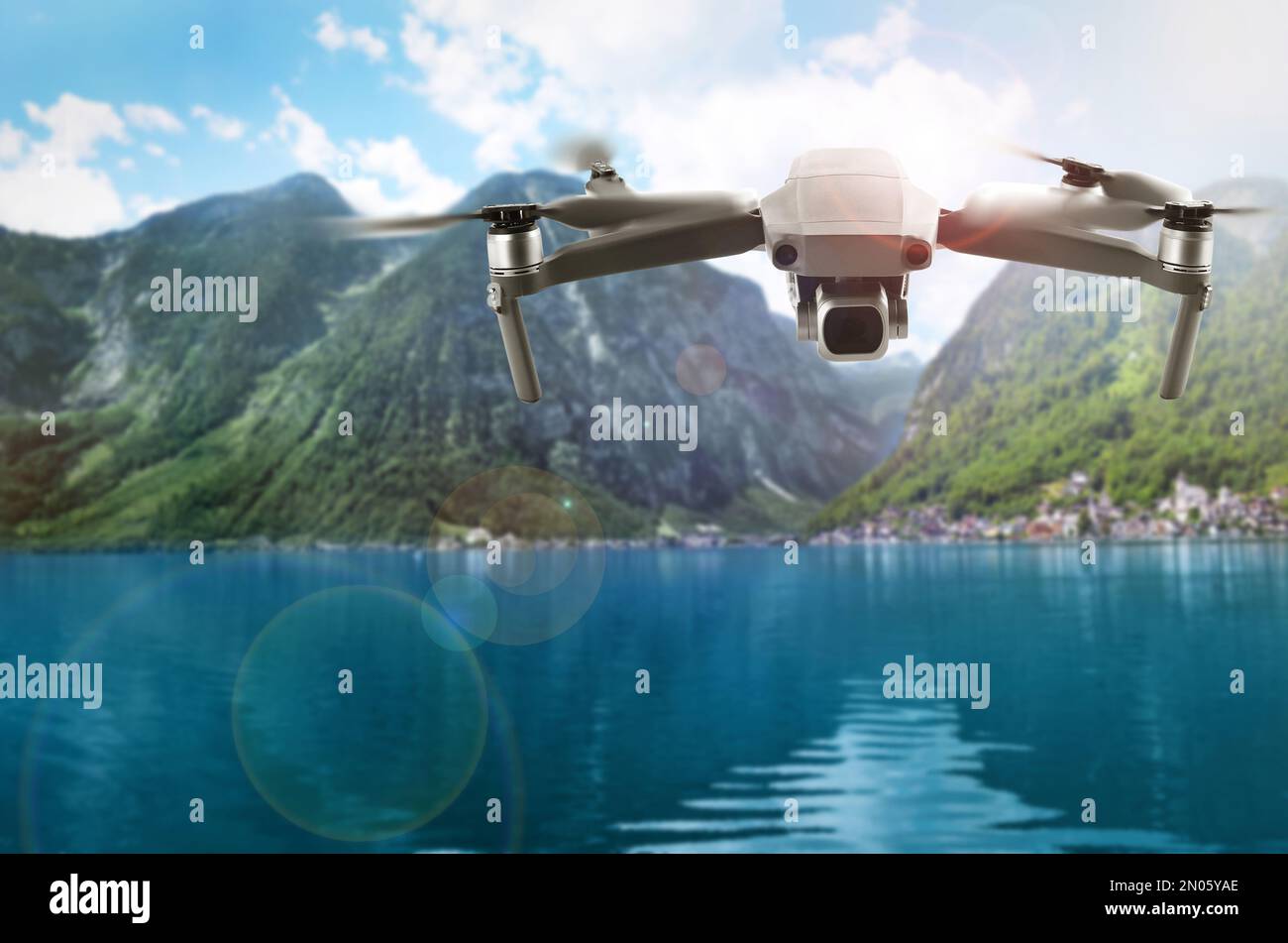 Aerial video mountains summer forest hi-res stock photography and ...