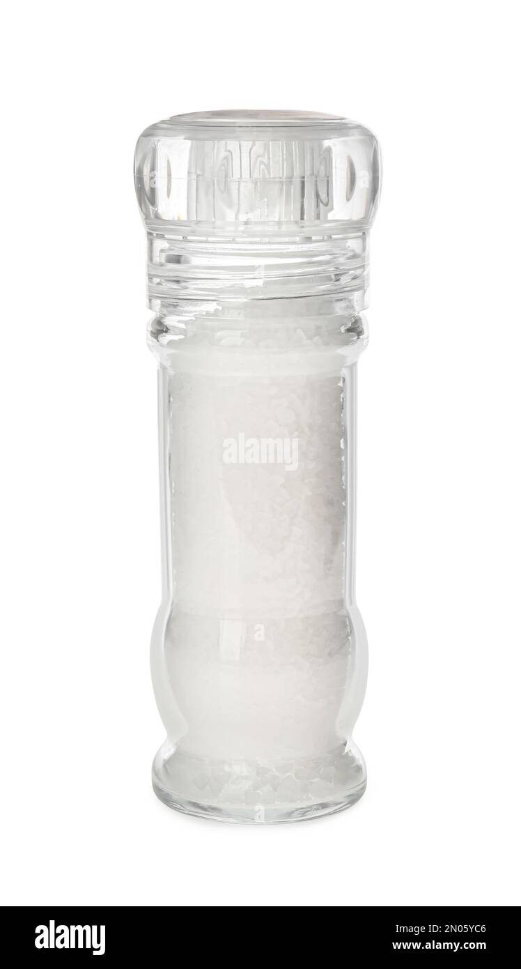 Salt shaker on table Cut Out Stock Images & Pictures - Alamy