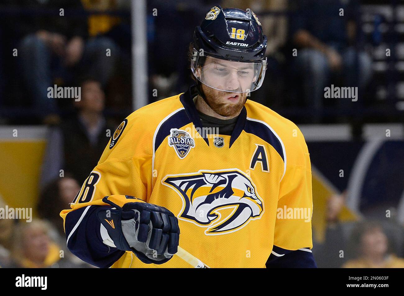 Nashville Predators right wing James Neal plays against the Dallas ...