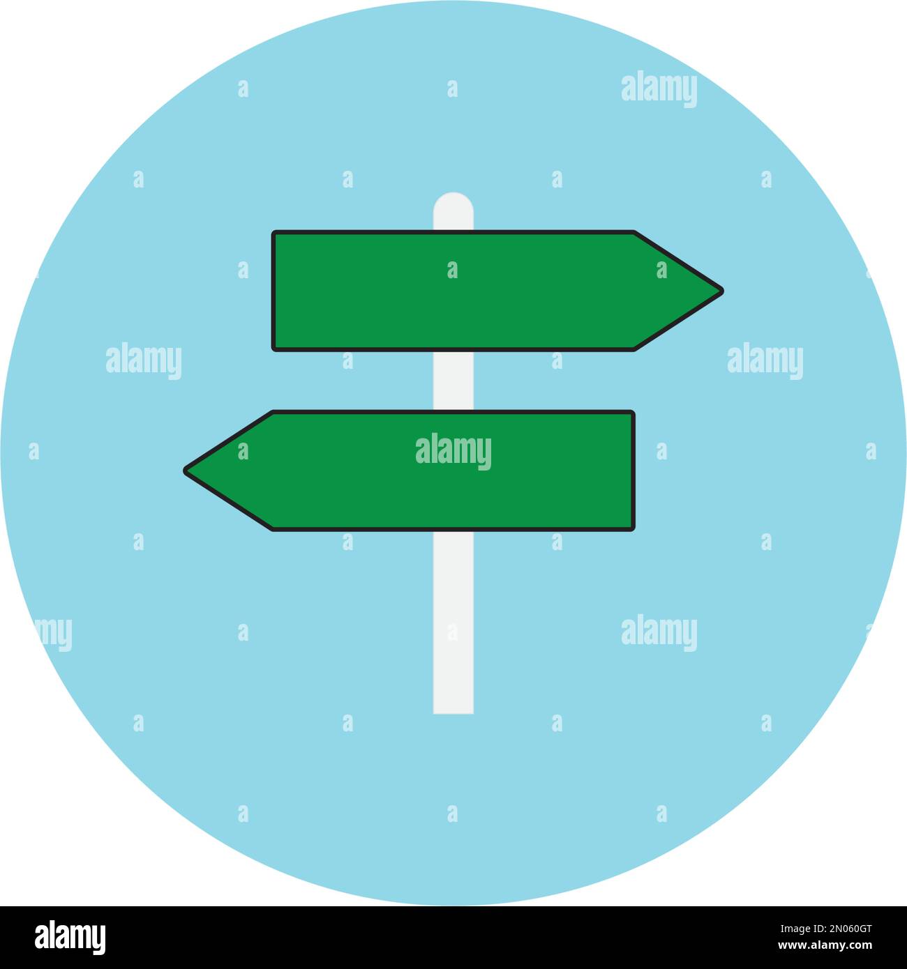 Signboard vector icon Simple isolated pictogram Stock Vector Image ...
