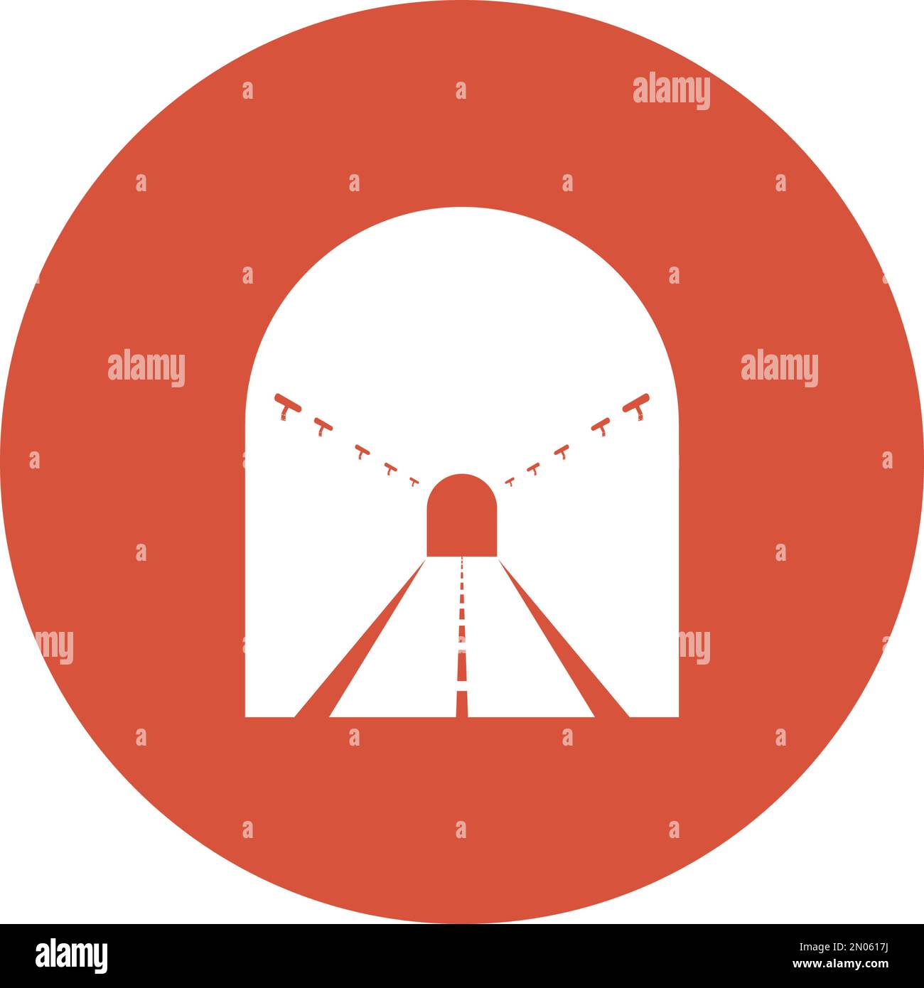 Tunnel icon vector design illustration,logo background Stock Vector ...