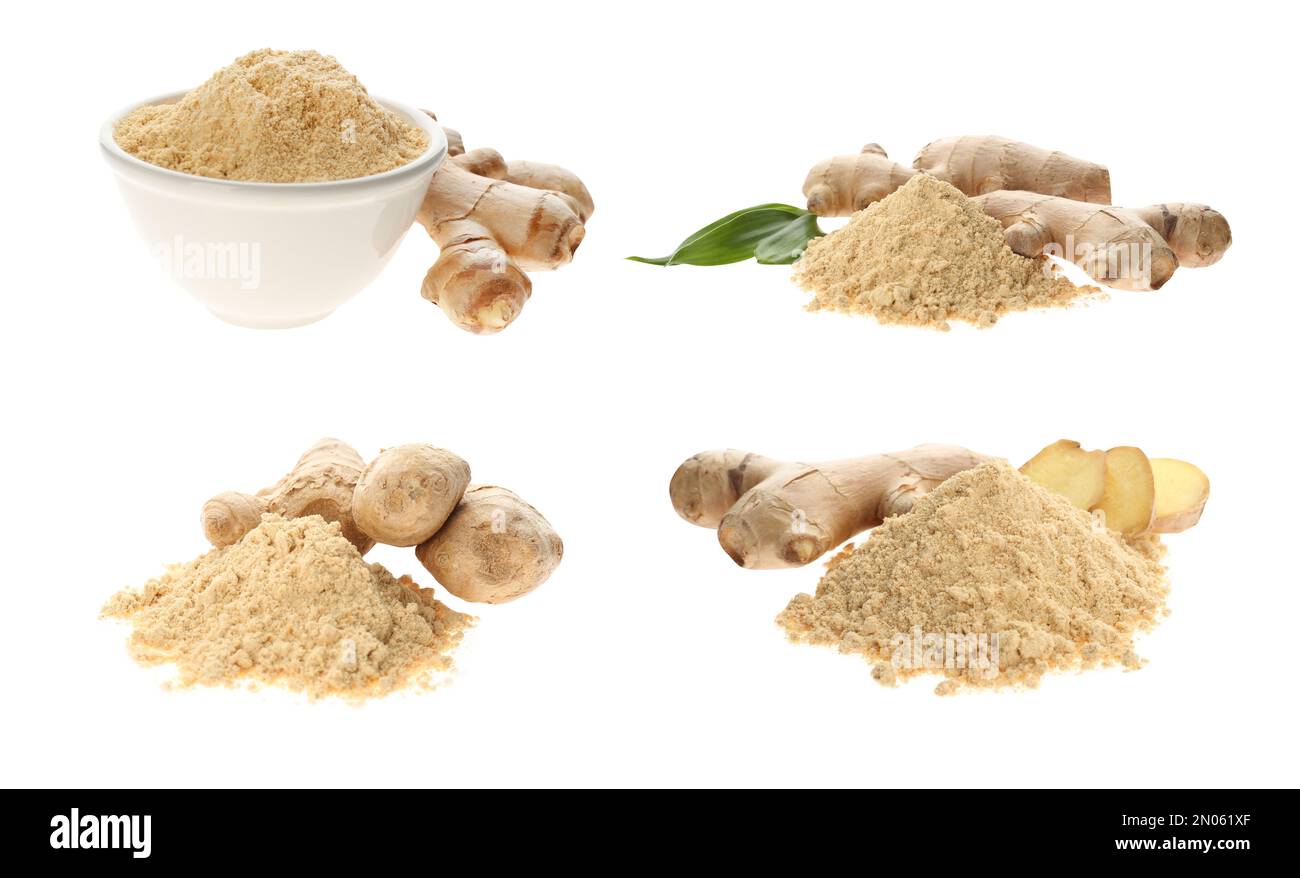 Ginger spice root set hi-res stock photography and images - Alamy