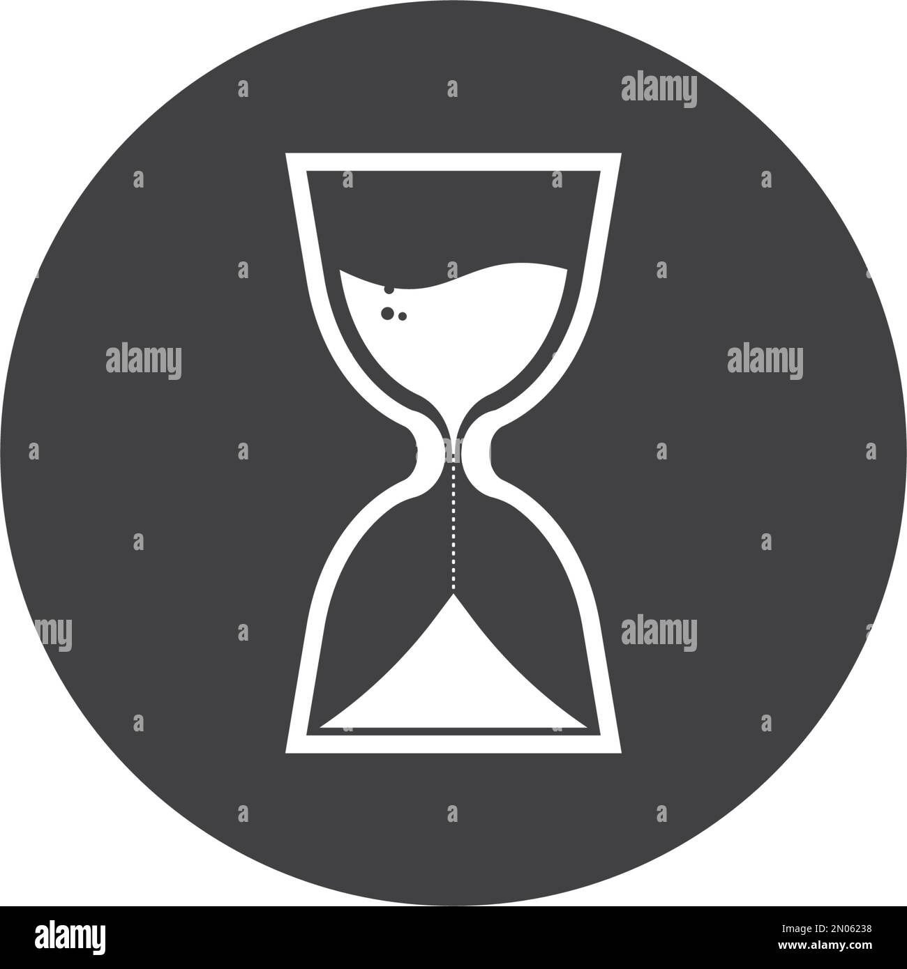 Hourglass icon vector isolated symbol illustration,design background ...