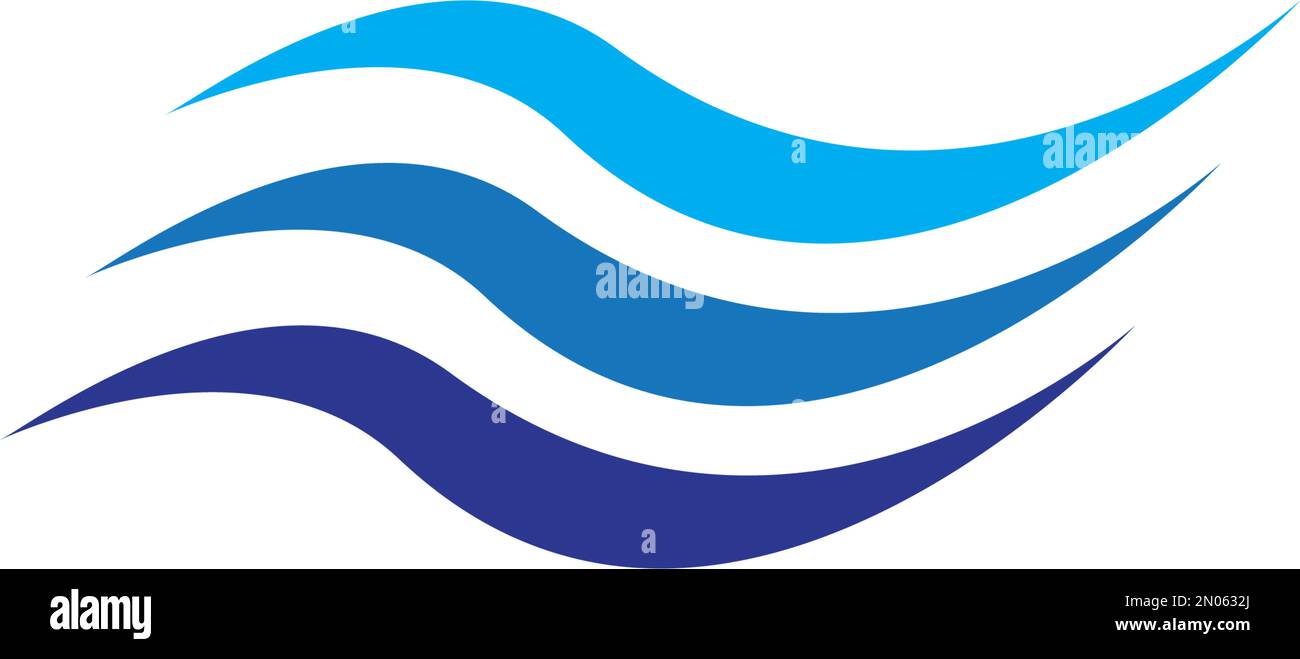 Horizon waves logo Stock Vector Images - Alamy