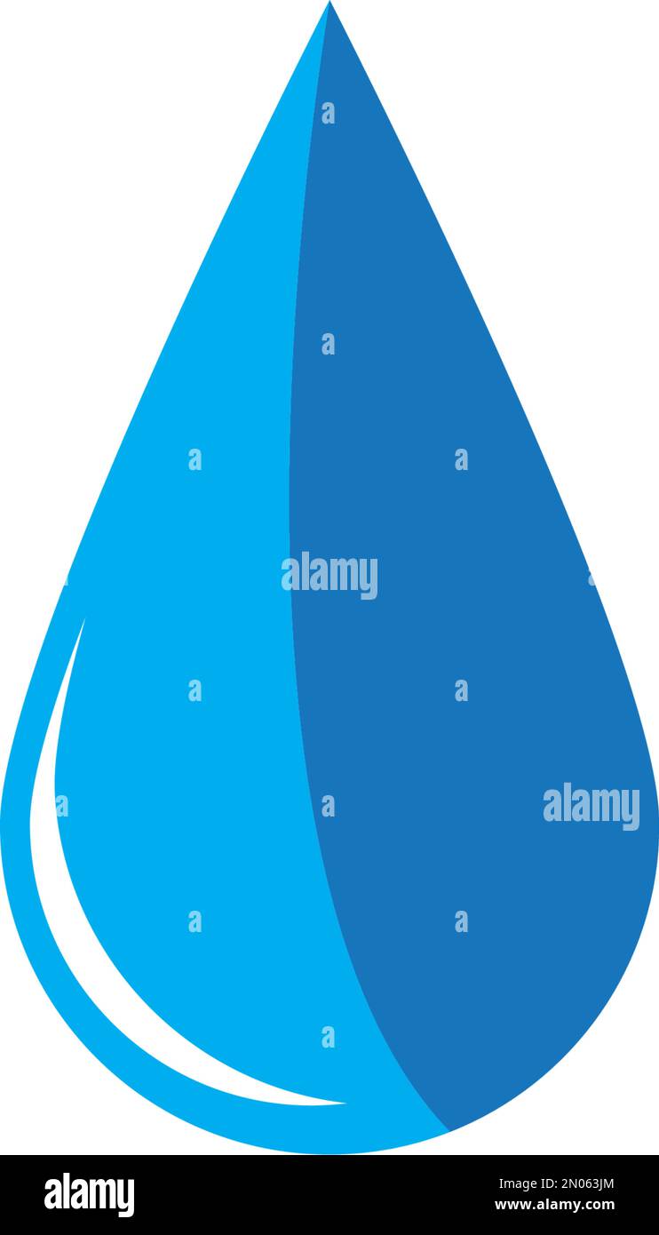 Raindrop logo template hi-res stock photography and images - Alamy