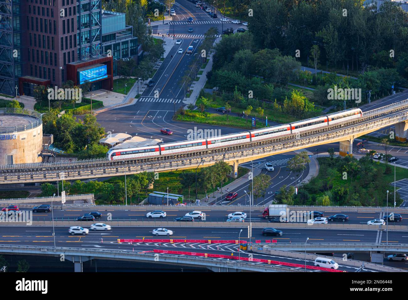 Urban public traffic line Stock Photo - Alamy