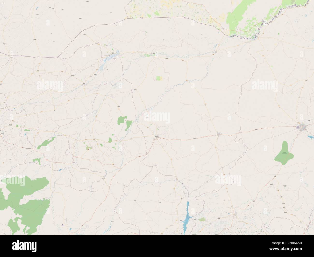 Yobe, state of Nigeria. Open Street Map Stock Photo - Alamy