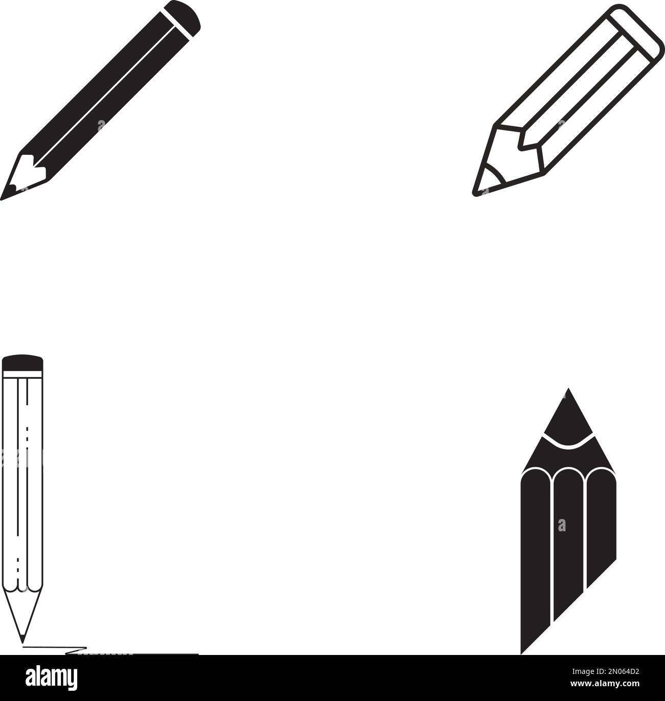 Pencil icon vector design illustration Stock Vector Image & Art - Alamy