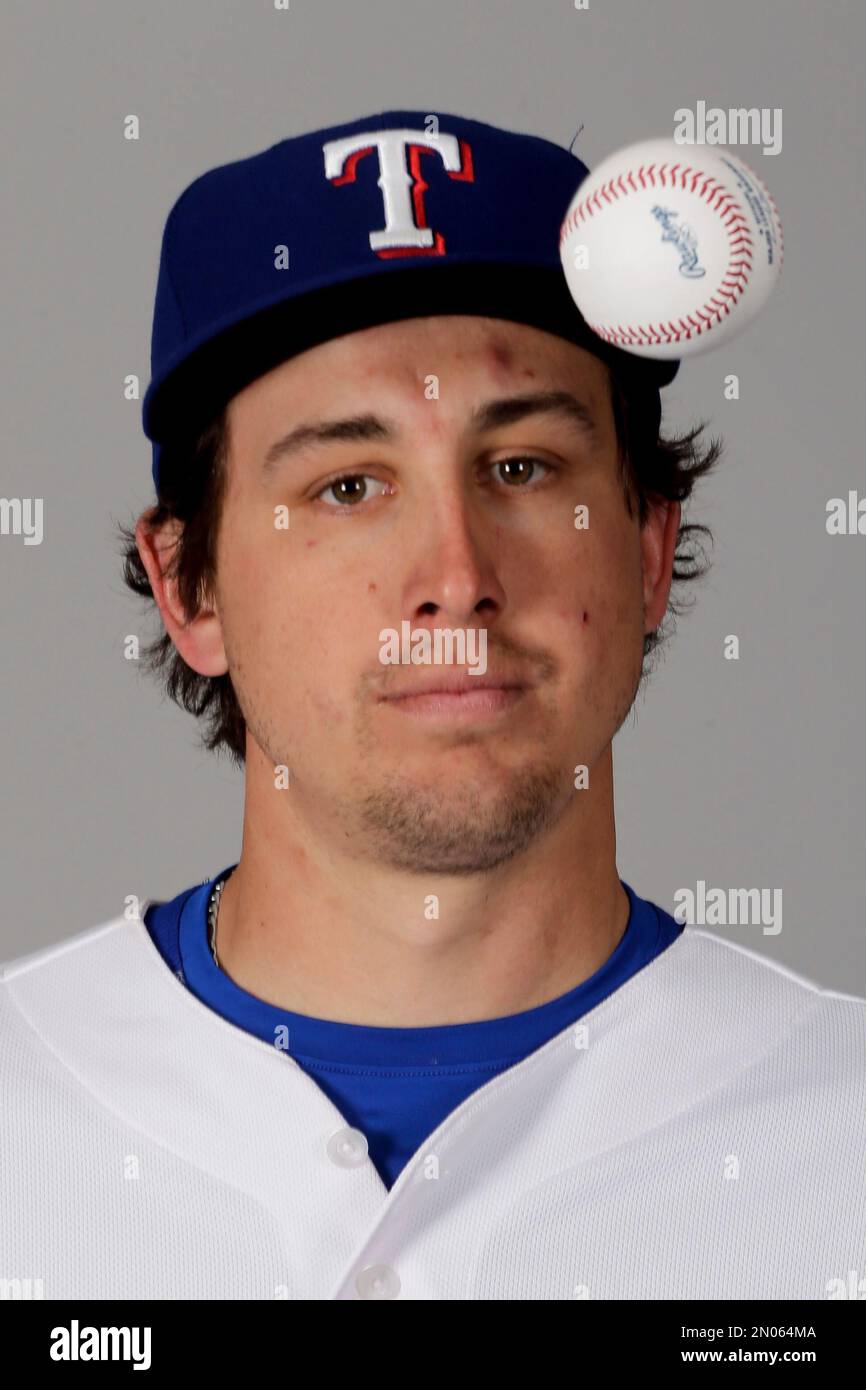 This is a 2016 photo of Derek Holland of the Texas Rangers baseball ...