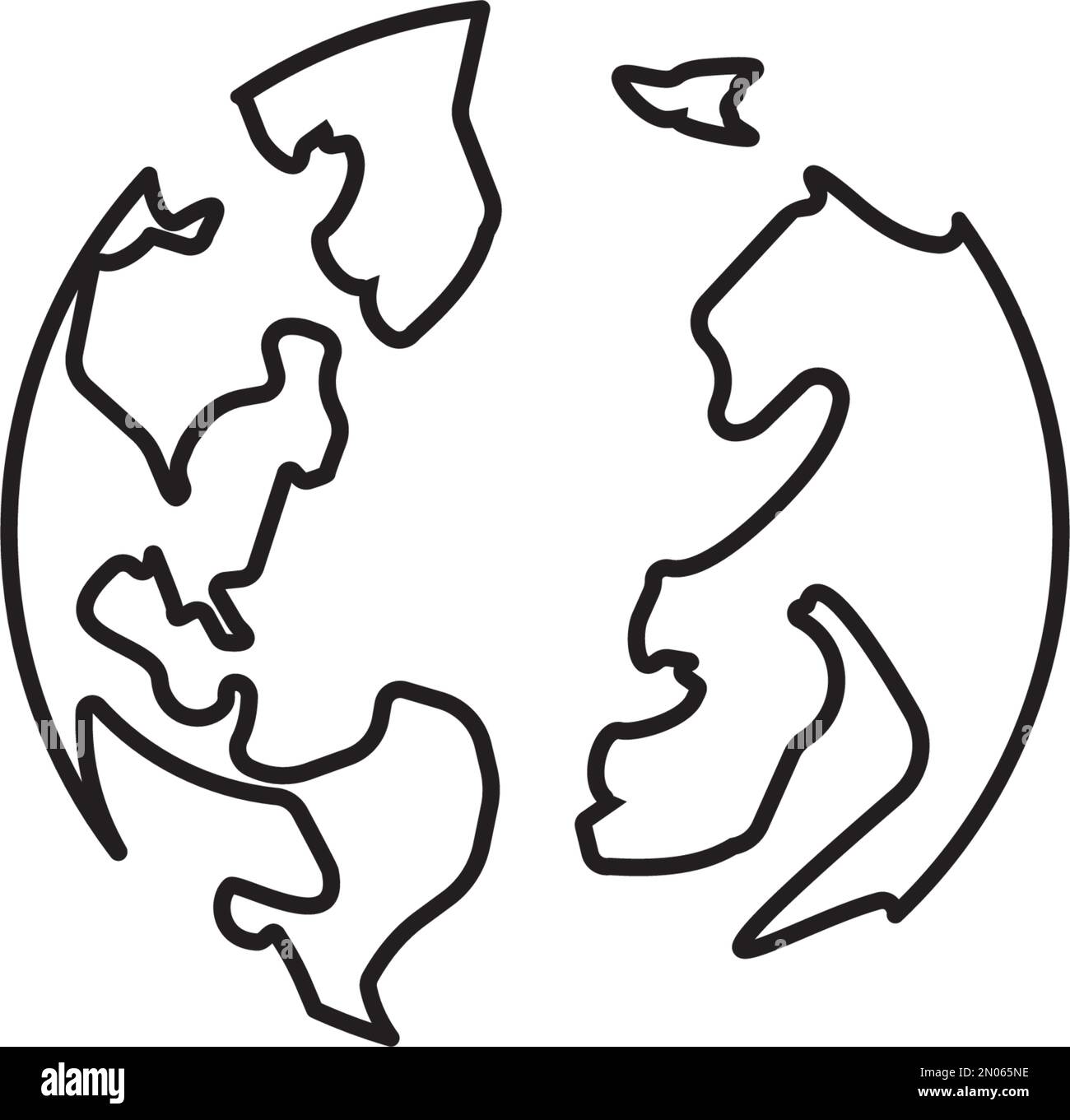 Globe logo vector design illustration Stock Vector Image & Art - Alamy