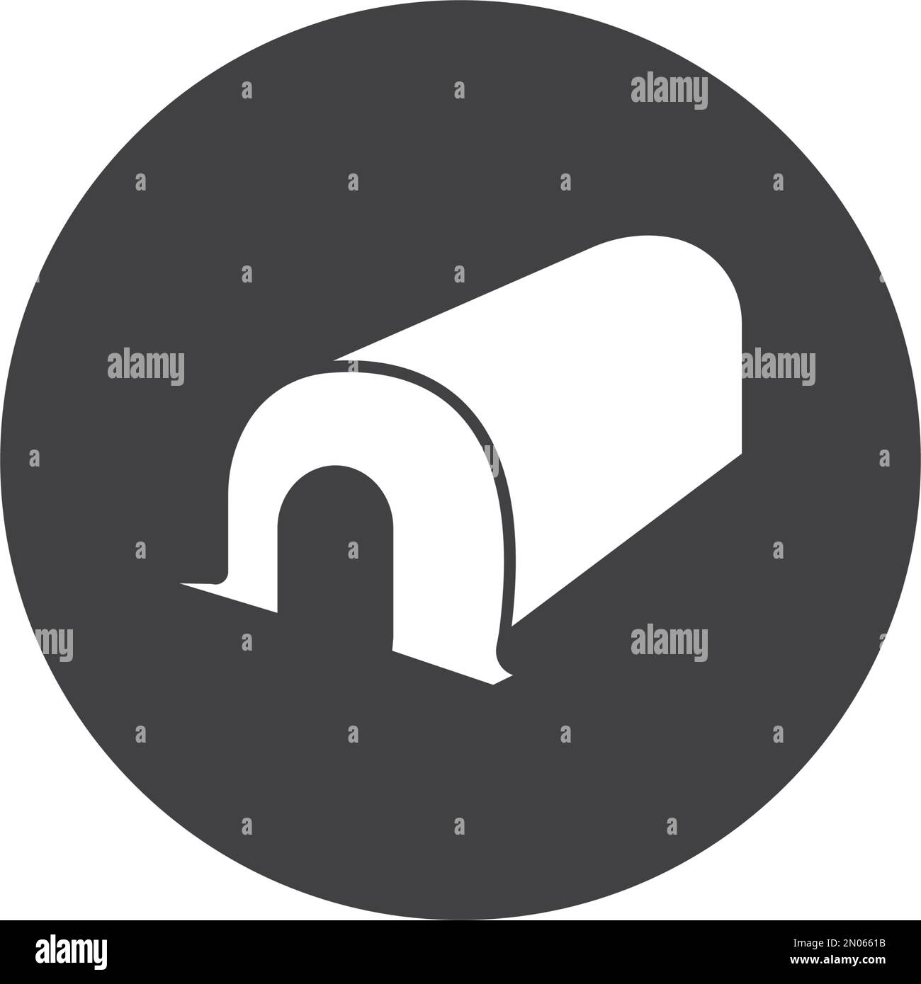 Tunnel icon vector design illustration,logo background Stock Vector ...