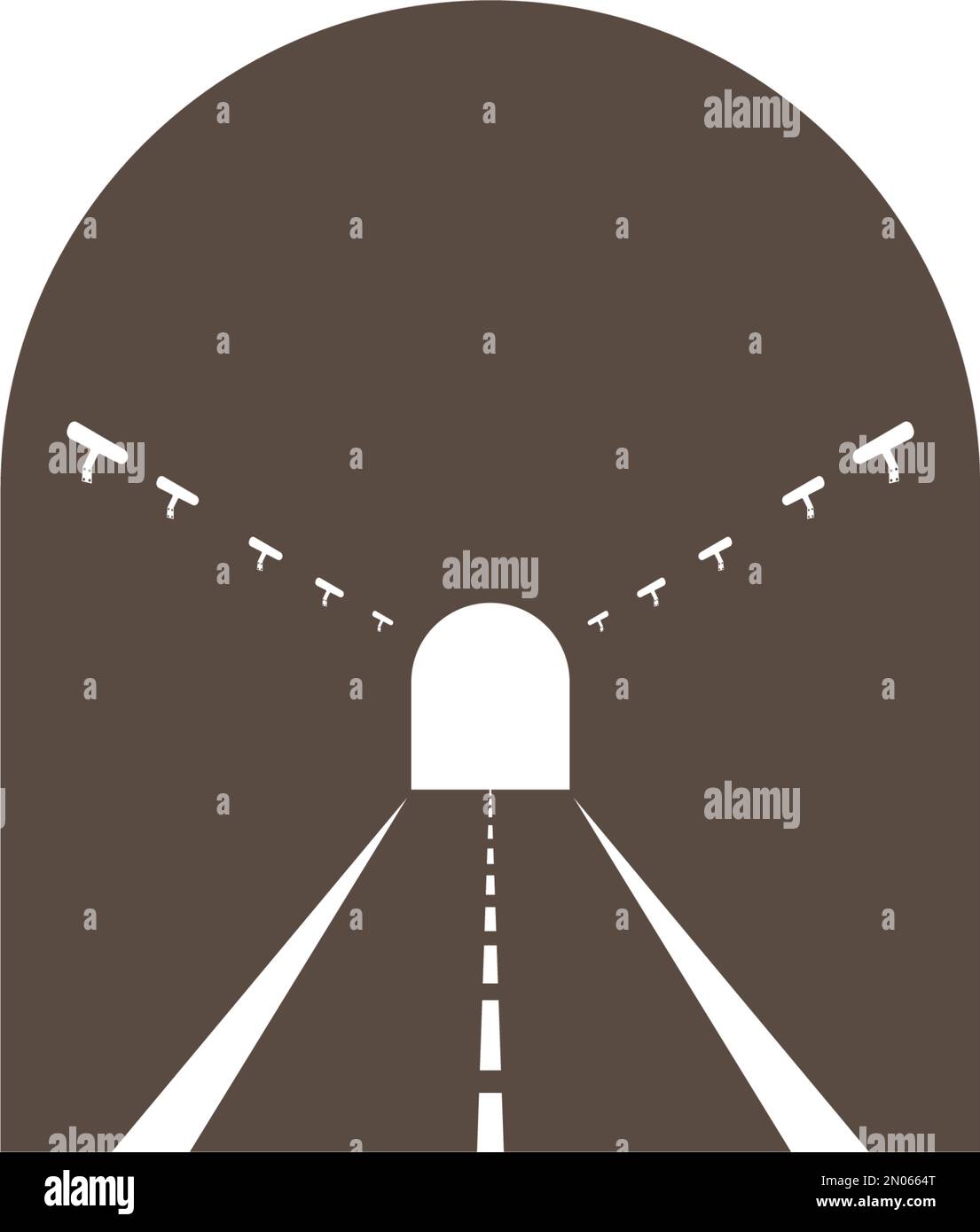 Tunnel icon vector design illustration,logo background Stock Vector ...