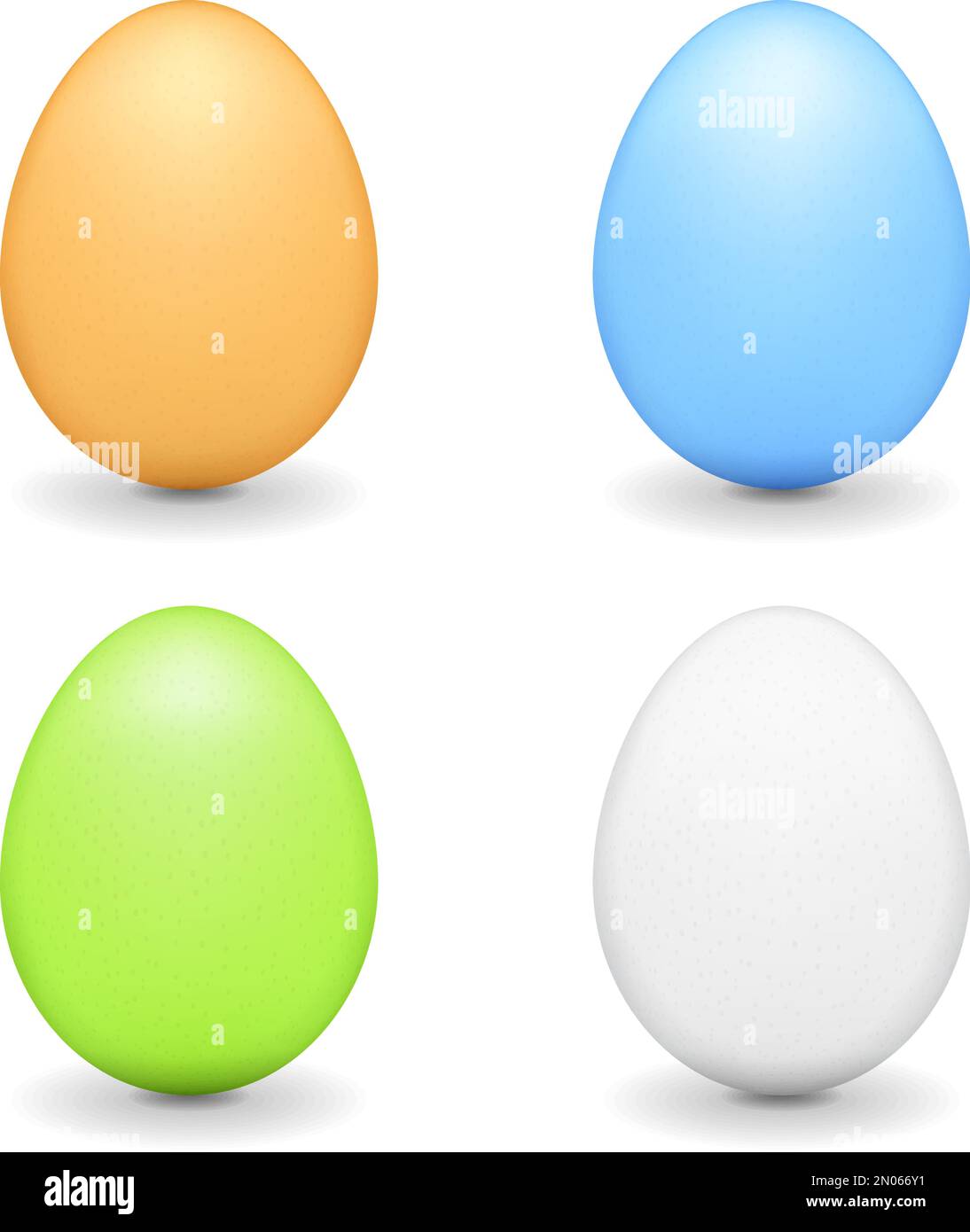Colored eggs on white background, vector eps10 illustration Stock ...