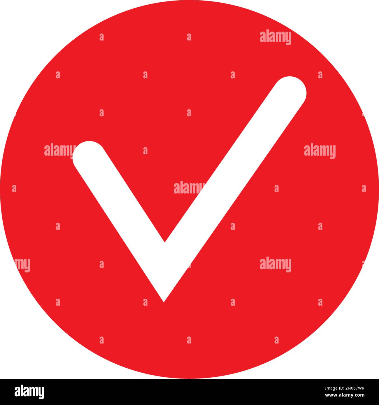 check mark logo vector illustration simple design Stock Vector Image ...