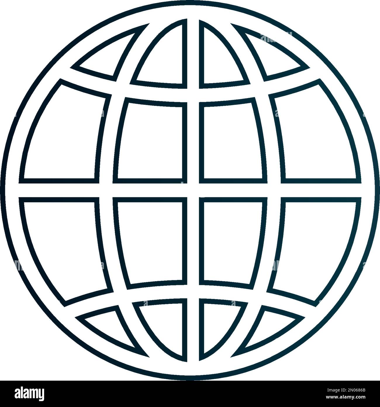 Globe logo vector design illustration Stock Vector Image & Art - Alamy