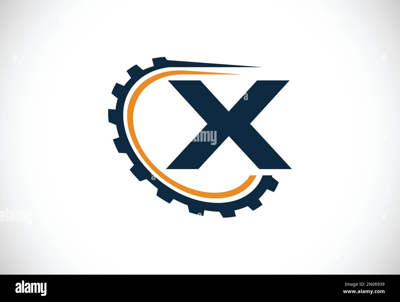 Initial X alphabet with a gear. Gear engineer logo design. Logo for ...