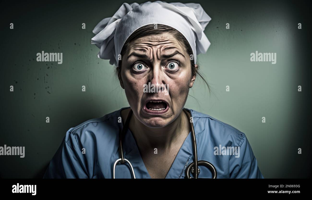 Burnout care worker nurse hi-res stock photography and images - Alamy