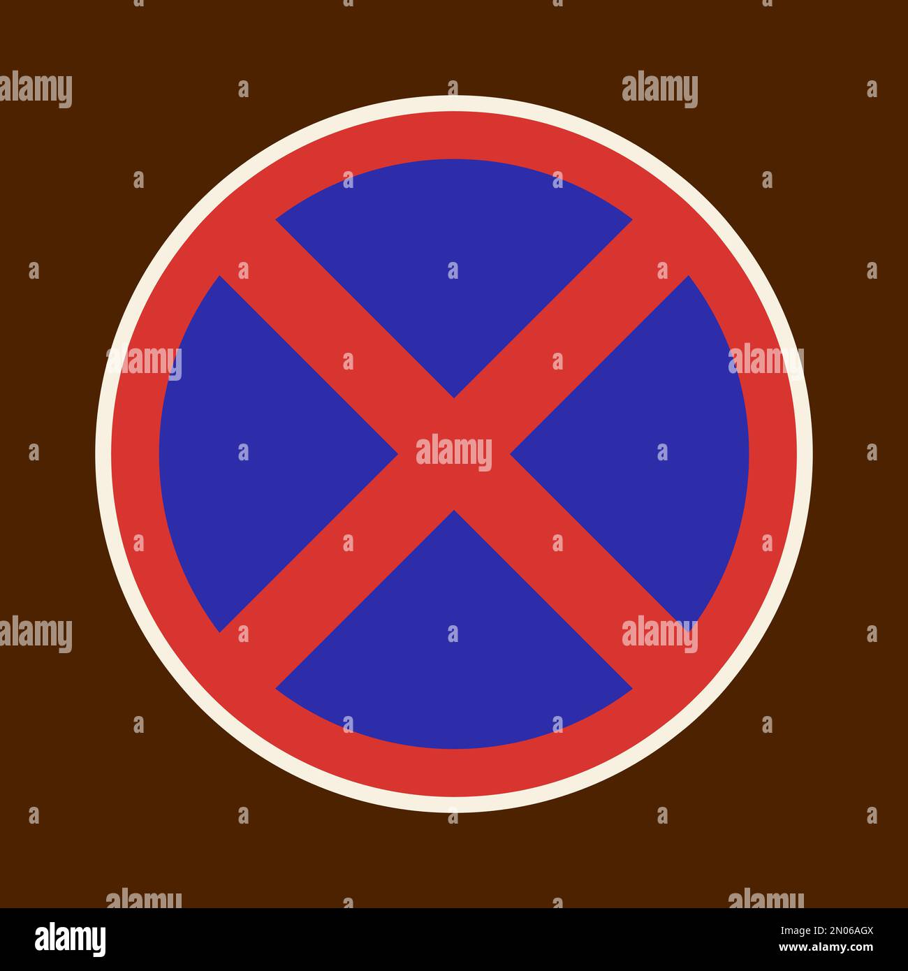 Icon stop prohibited. Sign vector clipart illustration Stock Vector ...