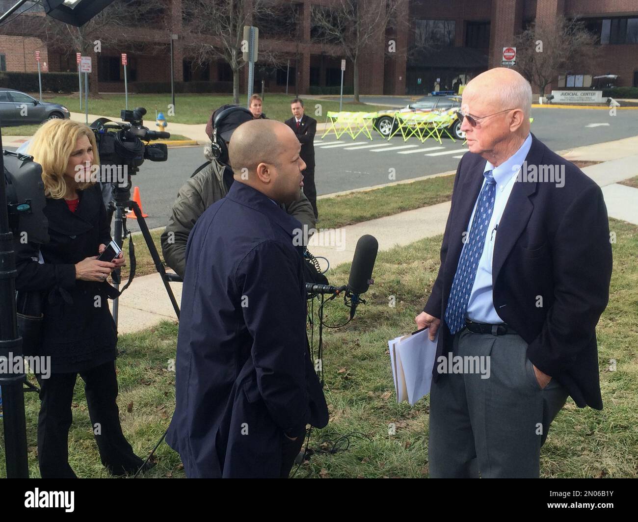 Prince William County, Va. Commonwealth's Attorney Paul Ebert, right ...