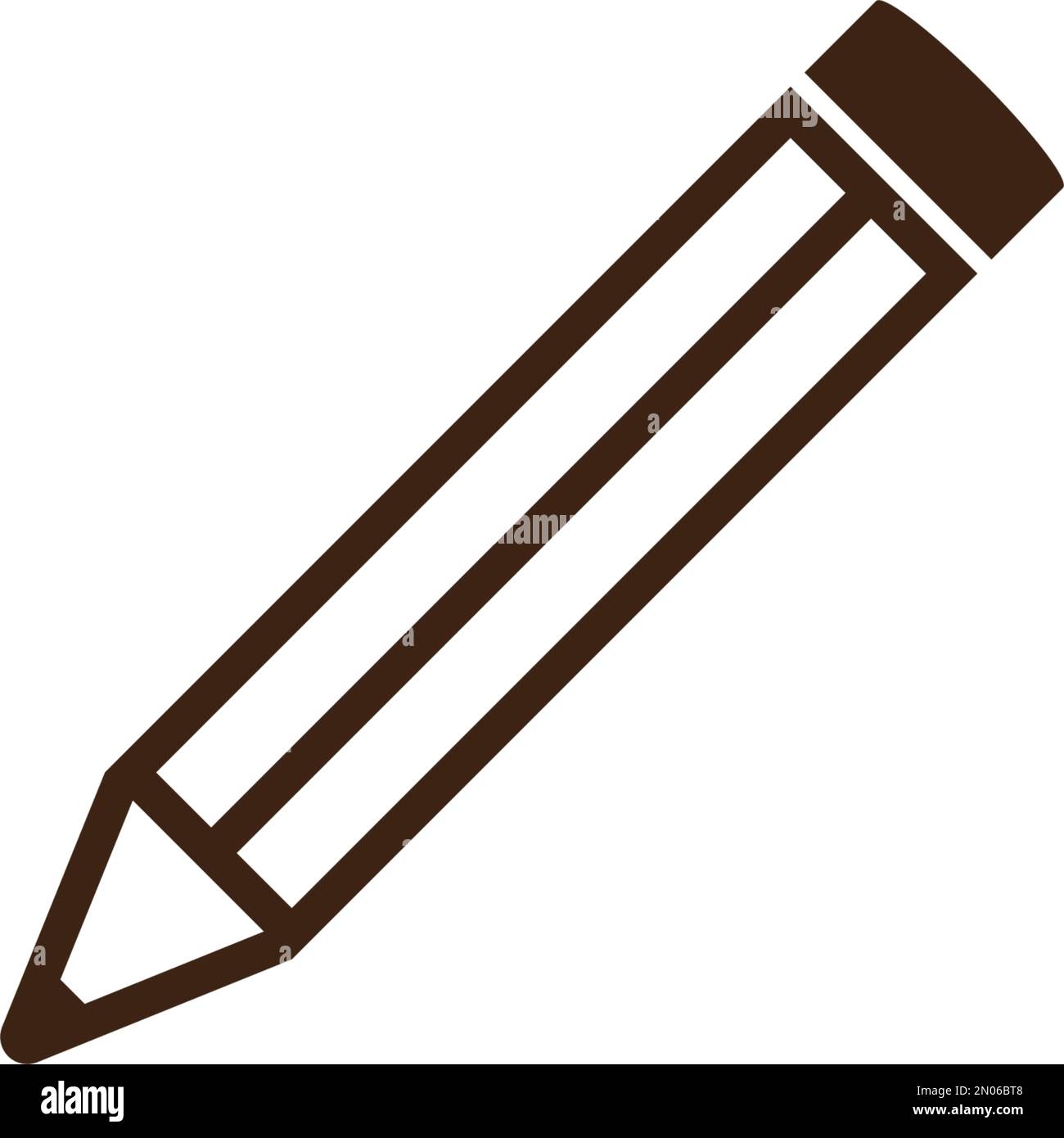 Pencil icon vector design illustration Stock Vector Image & Art - Alamy