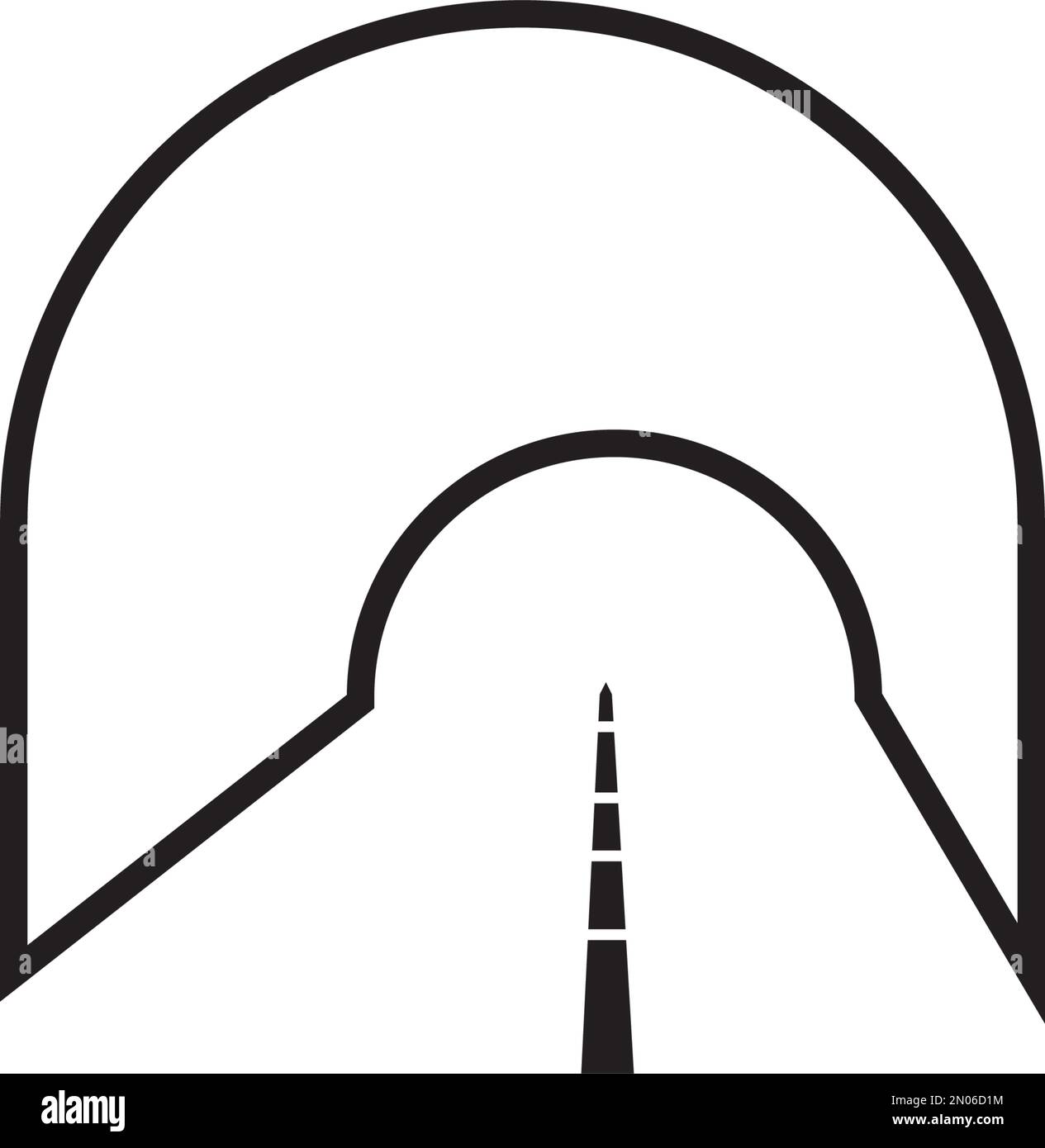 Tunnel icon vector design illustration,logo background Stock Vector ...