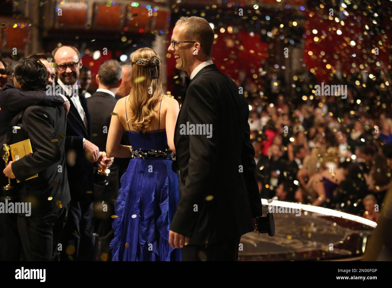 Pete Docter with the award for best animated feature film for “Inside ...