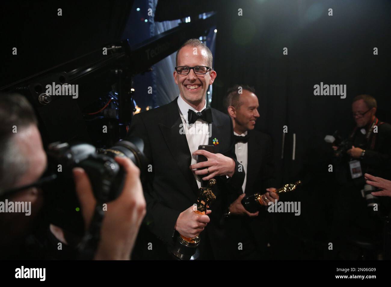 Peter Docter, winner of the award for Best Animated Feature Film for ...