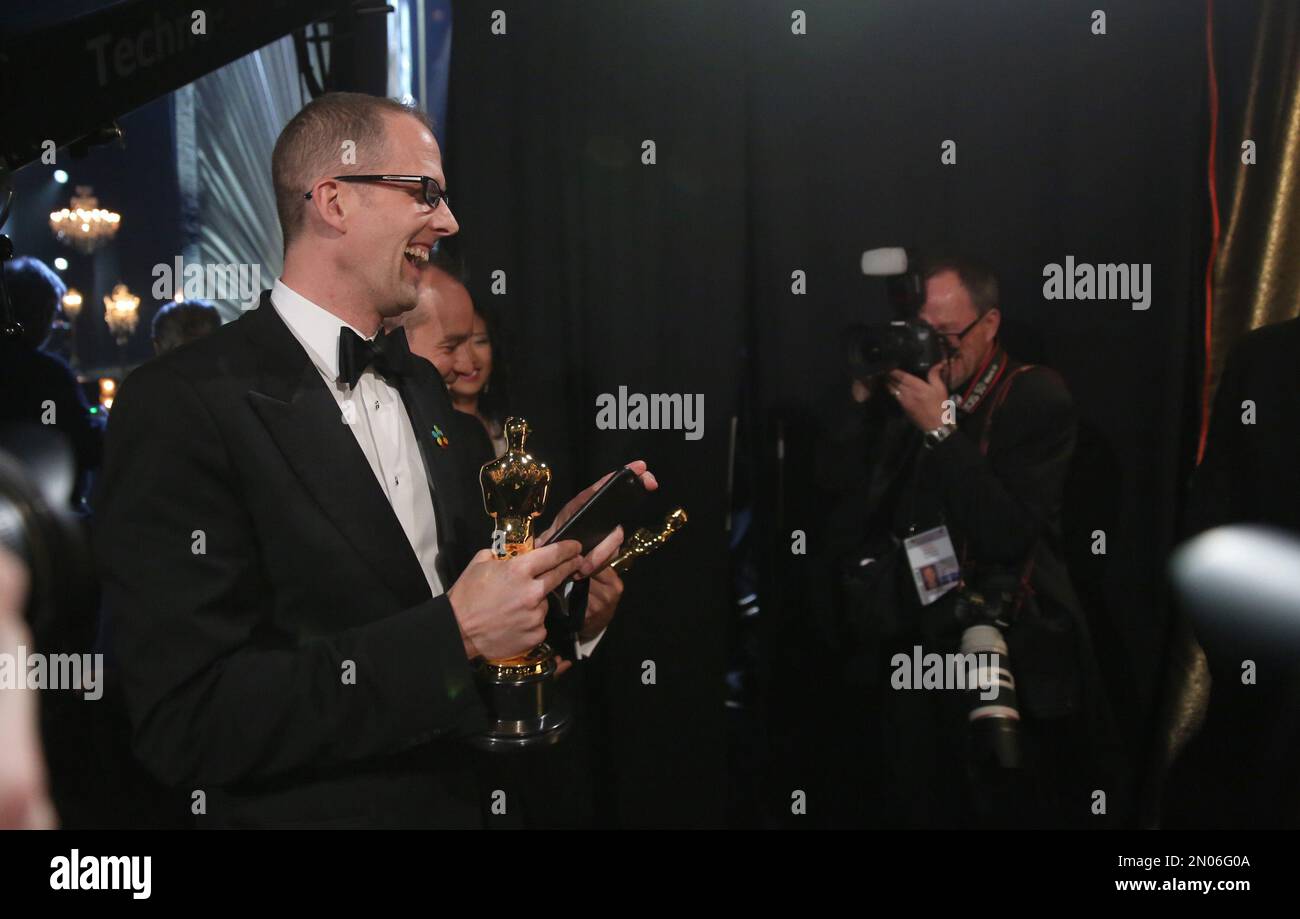 Peter Docter, winner of the award for Best Animated Feature Film for ...