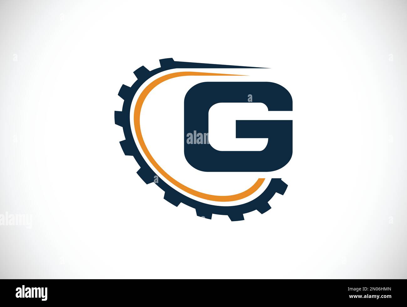 Initial G alphabet with a gear. Gear engineer logo design. Logo for ...