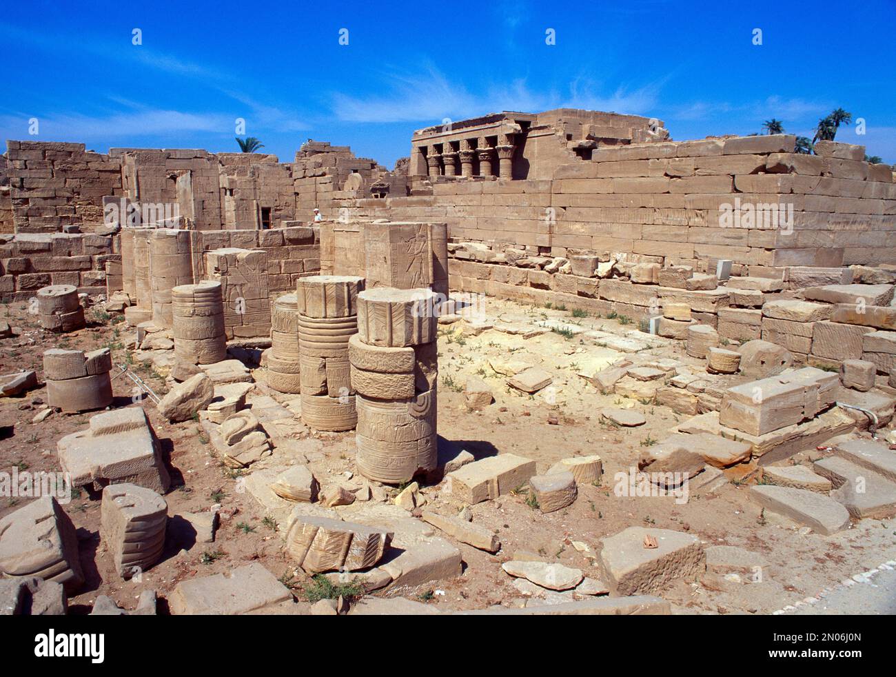 Dendera Temple Complex Egypt Ruins of the Mammisi built by Pharaoh ...