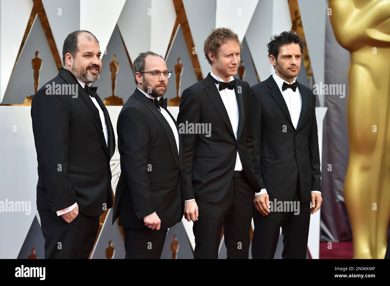 Gabor Rajna, from left, Gabor Sipos, Laszlo Nemes, and Geza Rohrig ...