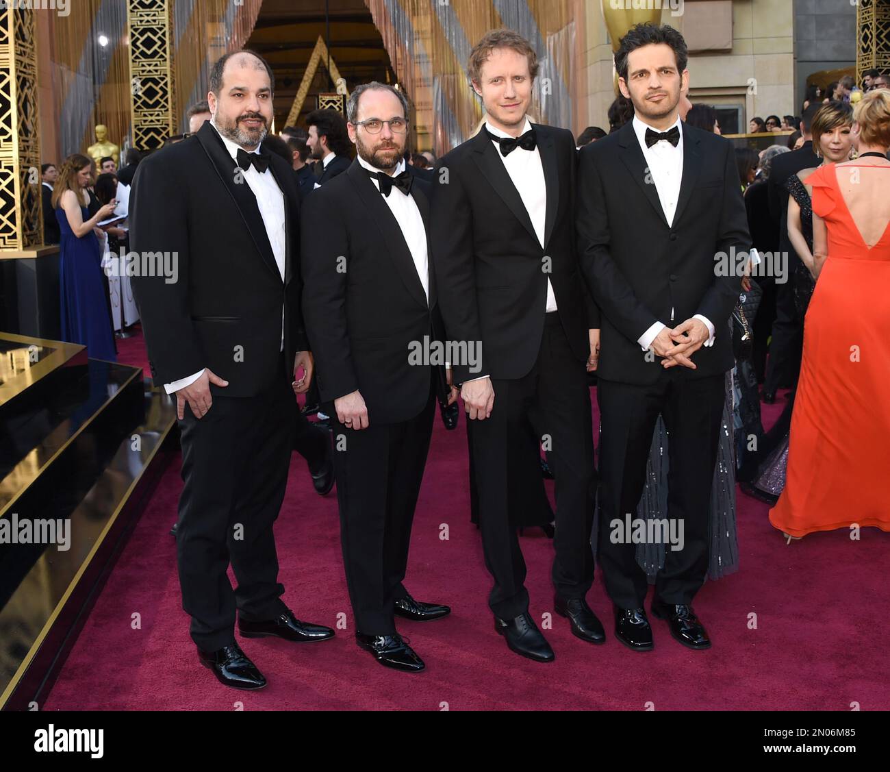 Gabor Rajna, from left, Gabor Sipos, Laszlo Nemes, and Geza Rohrig ...