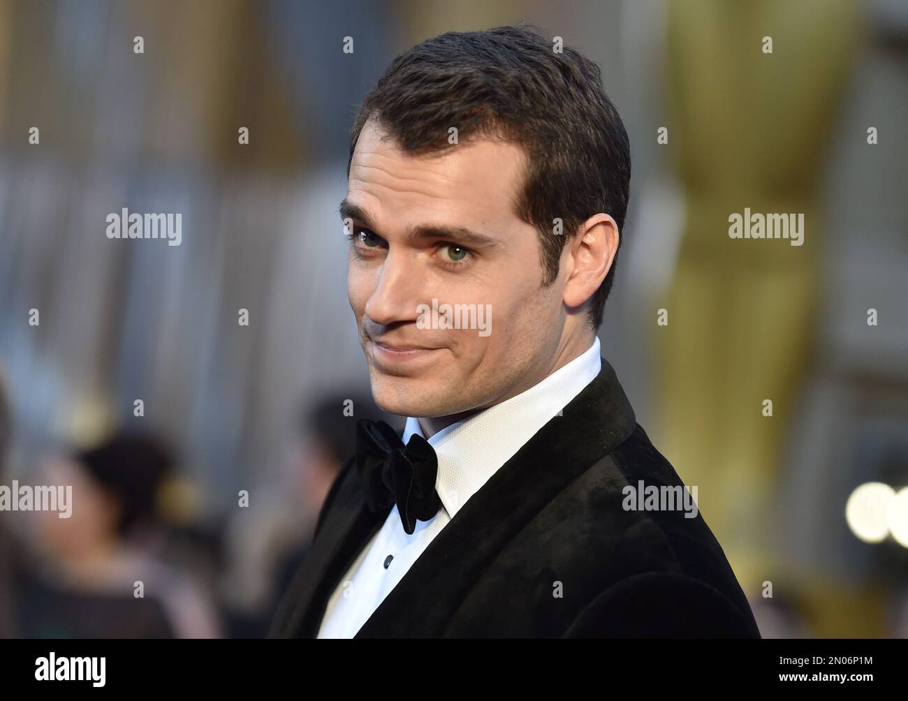 Henry Cavill arrives at the Oscars on Sunday, Feb. 28, 2016, at the ...