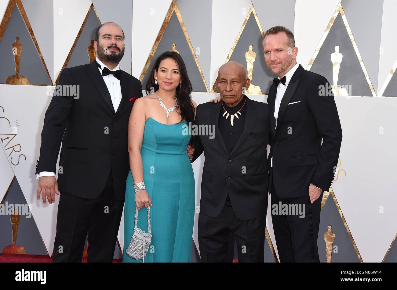 Ciro Guerra, from left, Cristina Gallego, Antonio Bolivar and Brionne ...