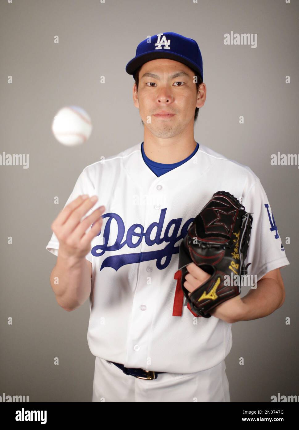 This is a 2016 photo of Kenta Maeda of the Los Angeles Dodgers baseball ...