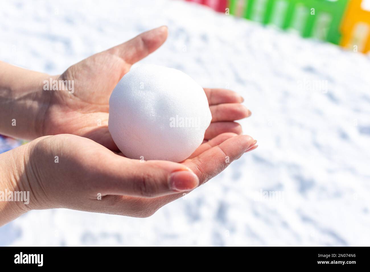 White chinese snowball hi-res stock photography and images - Alamy