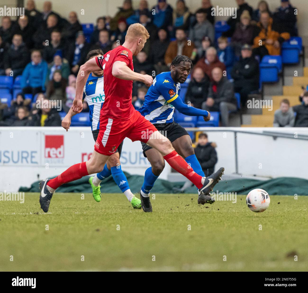 Chester, Cheshire, England. 4th February 2023. Chester's Darren ...