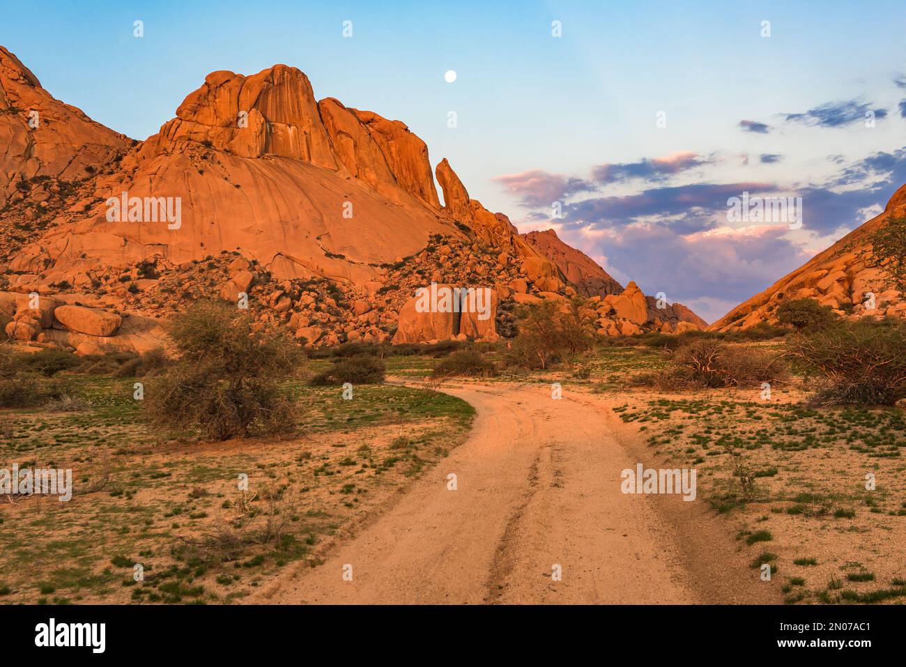 Spitzkoppe, unique rock formation in Damaraland, Namibia Stock Photo ...