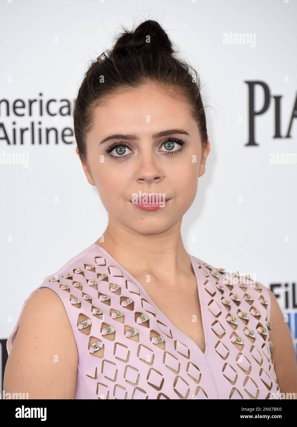 Bel Powley arrives at the Film Independent Spirit Awards on Saturday ...