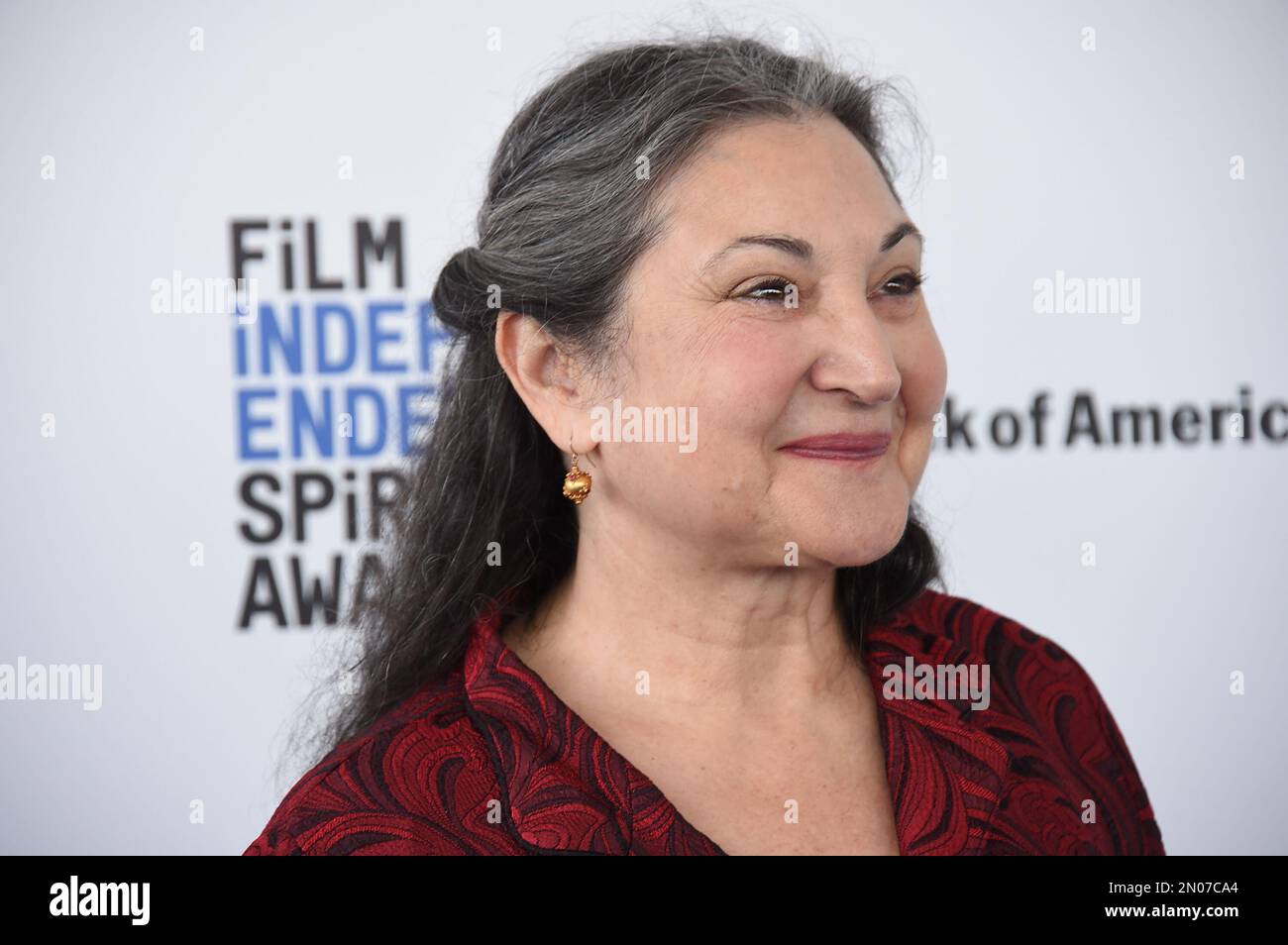 Actress Robin Bartlett arrives at the Film Independent Spirit Awards on ...