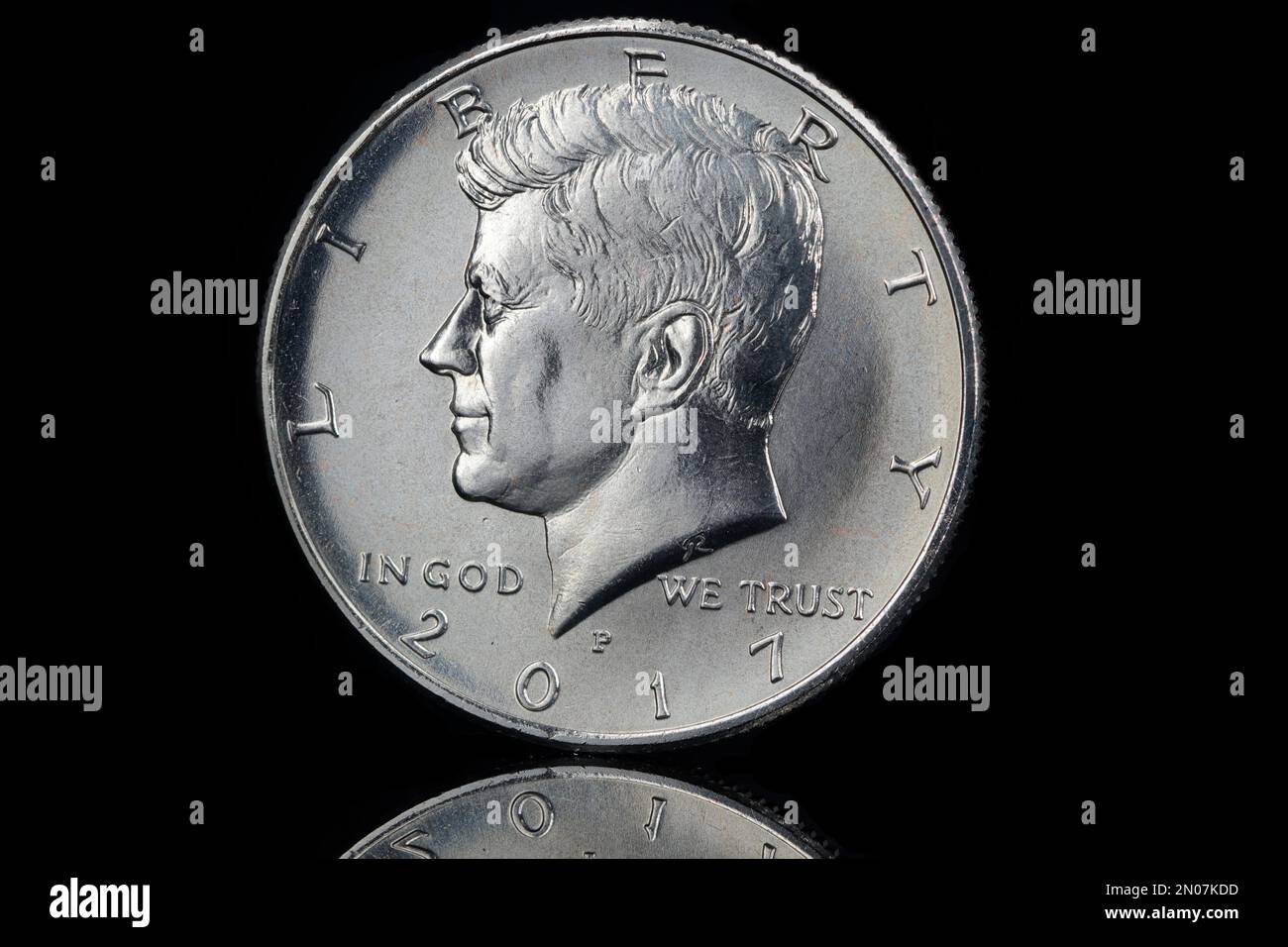 John f kennedy coin hi-res stock photography and images - Alamy