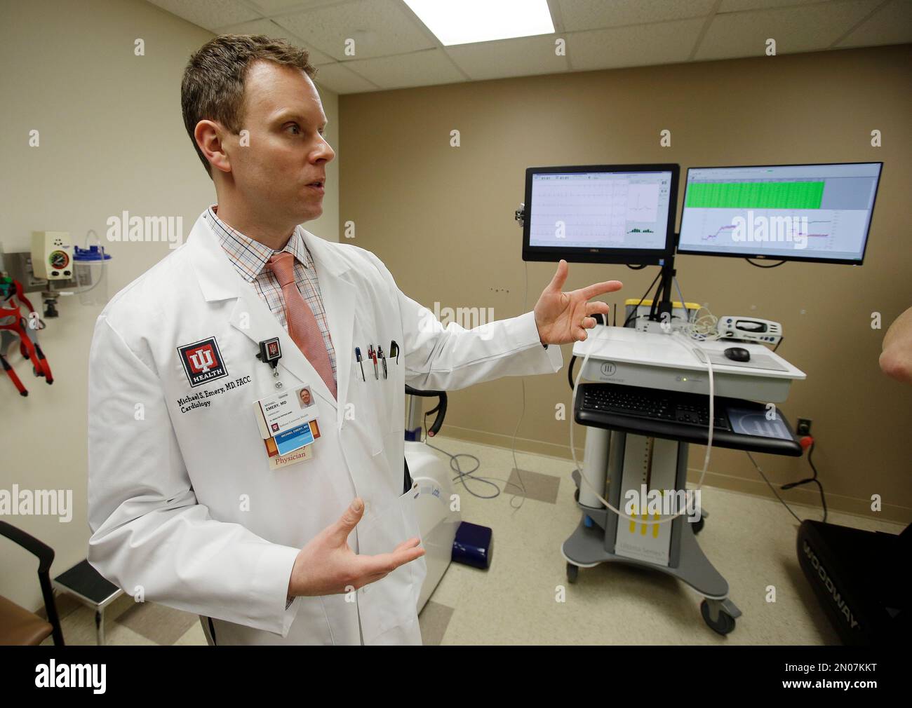 Dr. Michael Emery, medical director for the Center for Cardiovascular ...