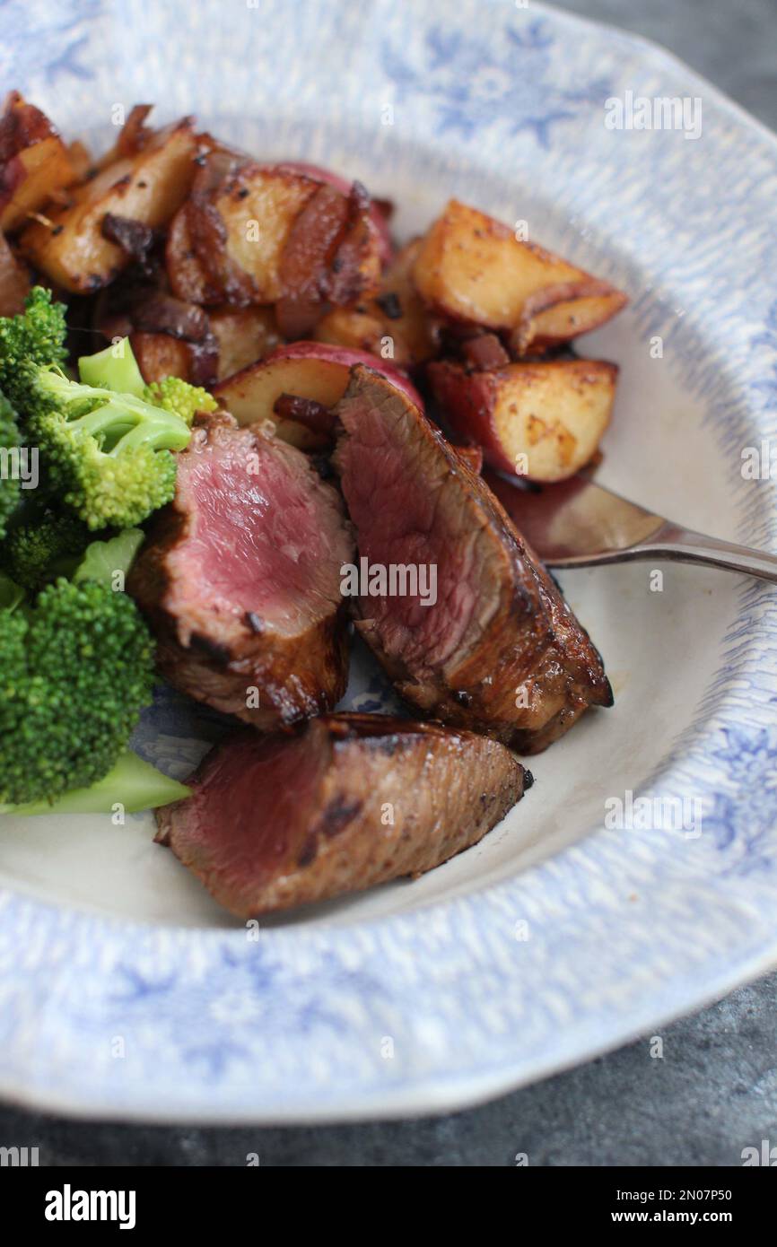 This Feb. 8, 2016 photo shows Petite beef sirloin in Concord, N.H ...