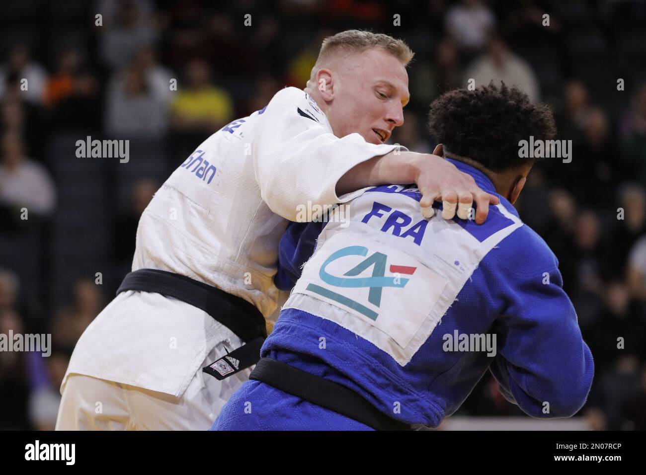 Frank De Wit (NED) won against Arnaud Aregba (FRA) during the ...