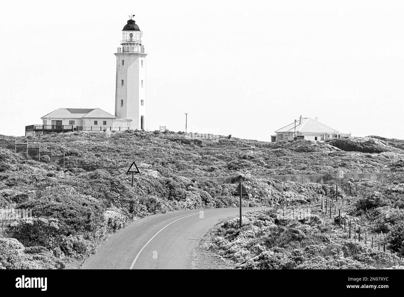 Danger point lighthouse Black and White Stock Photos & Images - Alamy