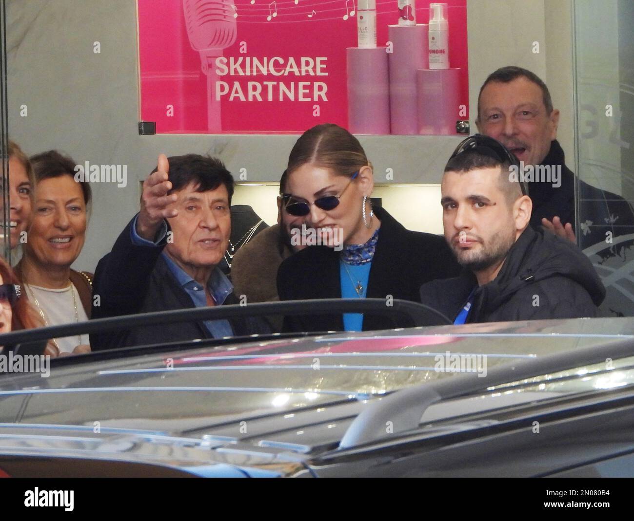 Sanremo, . 05th Feb, 2023. Sanremo, 73rd Italian Song Festival, People ...