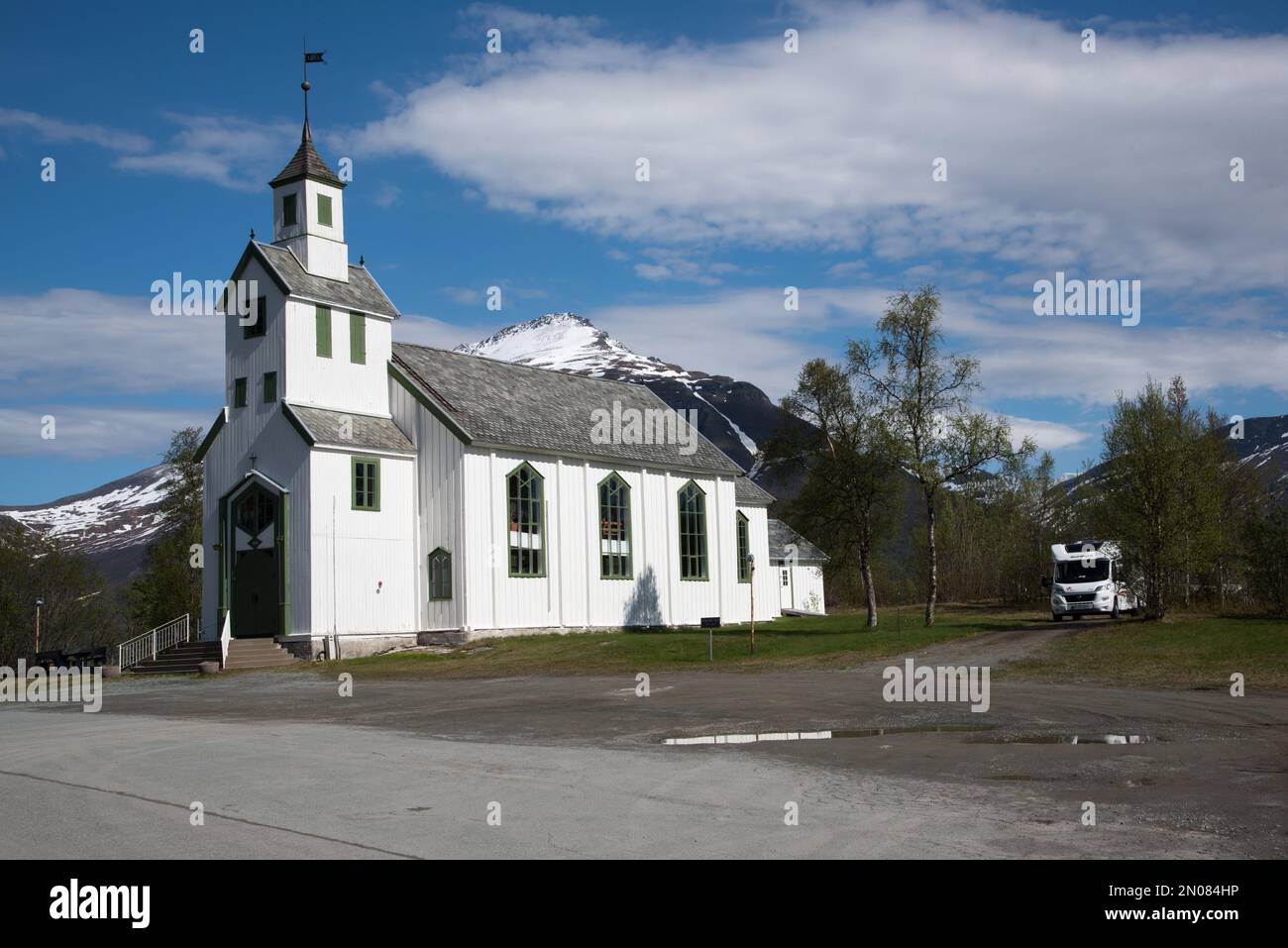 Balsfjord is a mountainess arctic district in Northern Norway with 1855 ...
