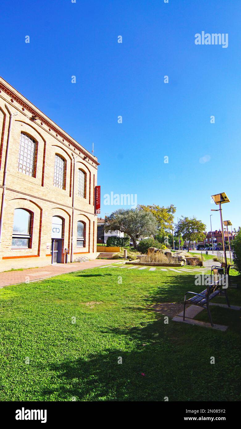 Old factory rehabilitated as a culture house in Masquefa, Anoia ...