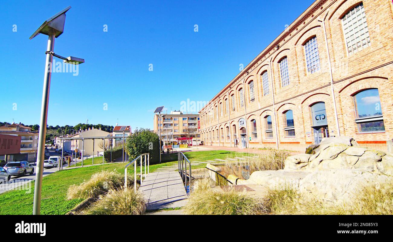 Old factory rehabilitated as a culture house in Masquefa, Anoia ...