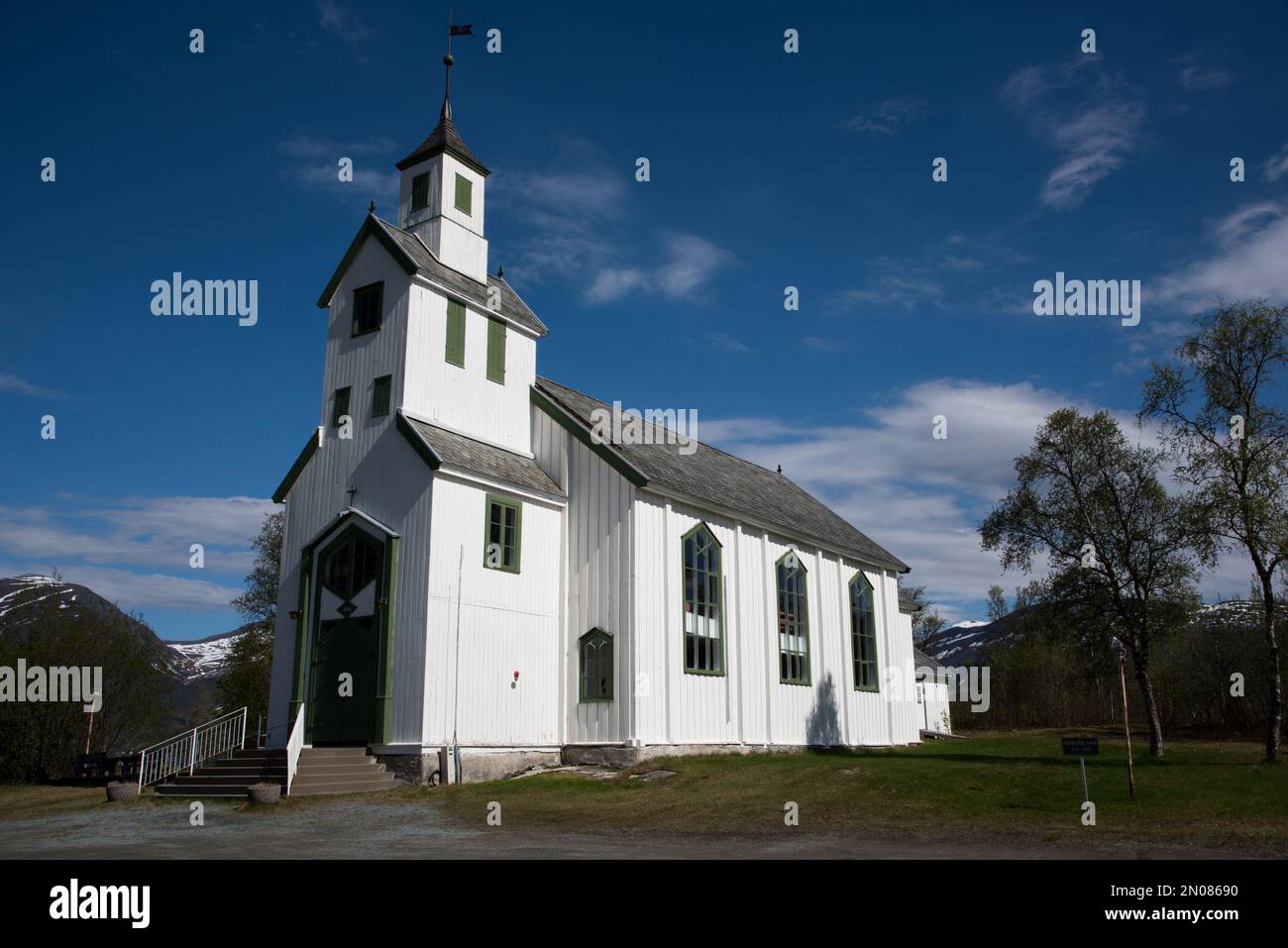 Balsfjord is a mountainess arctic district in Northern Norway with 1855 ...